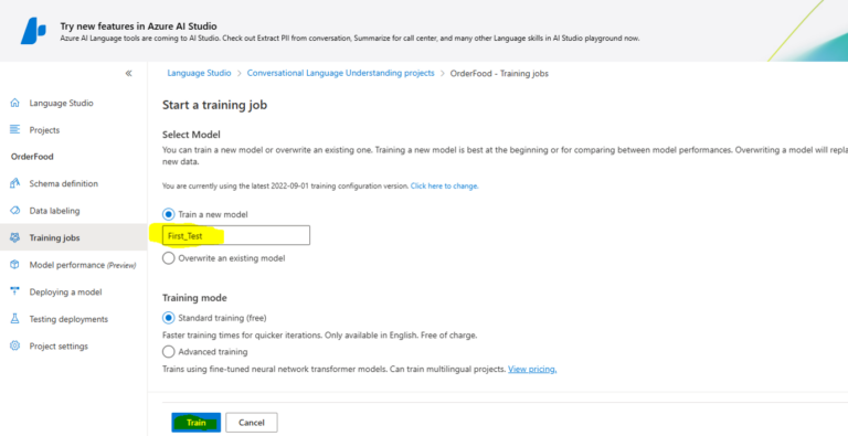 Azure Cognitive Services - LUIS