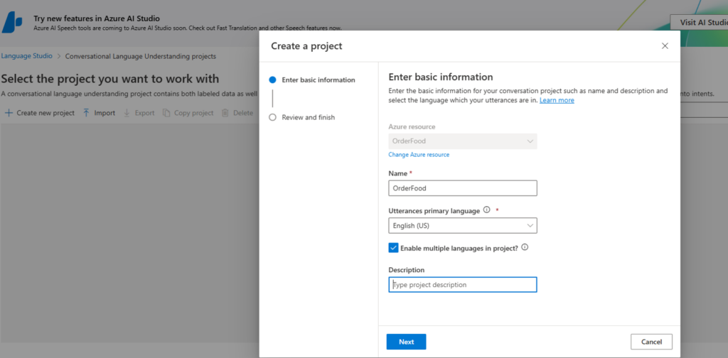 Azure Cognitive Services - LUIS