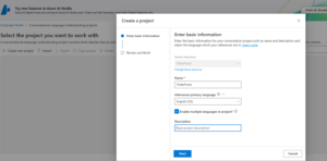 Azure Cognitive Services - LUIS