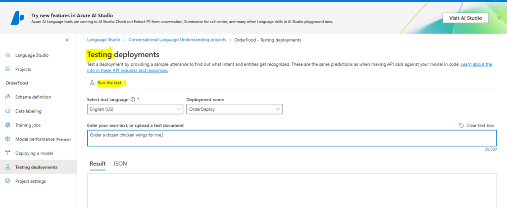 Azure Cognitive Services - LUIS