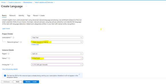 Azure Cognitive Services - LUIS